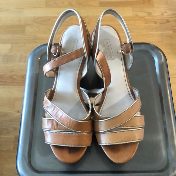 Coach | Shoes | Coach Wedge Sandals | Poshmark